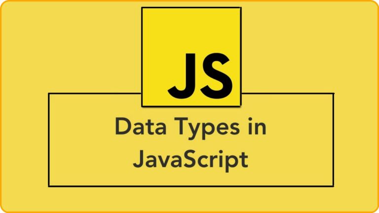 What Are Data Types In Javascript Usemynotes