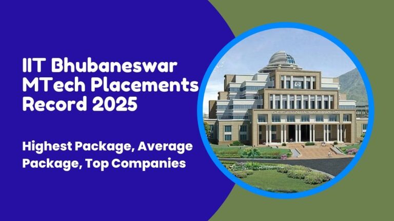 IIT Bhubaneswar MTech Placements Record 2025: Highest Package, Average ...