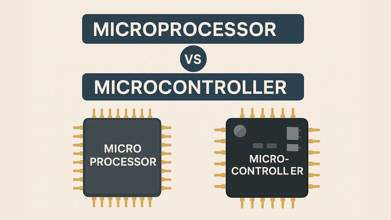 Microprocessor Vs Microcontroller Key Differences Features