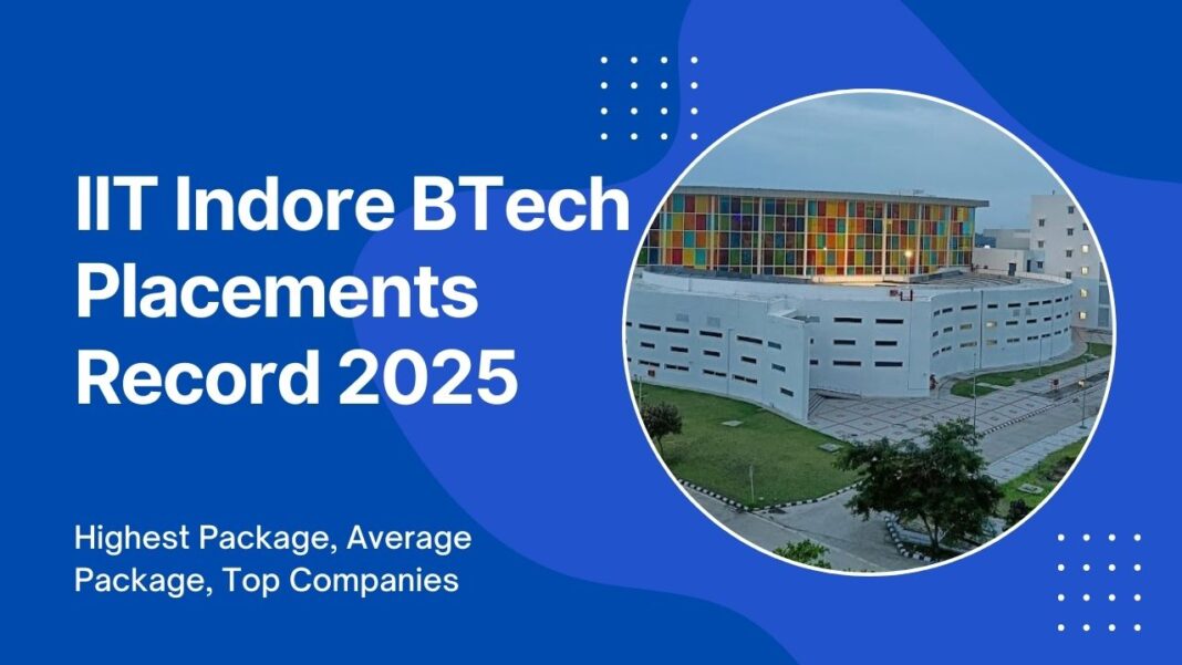 IIT Indore BTech Placements Record 2025: Highest Package, Average Package, Top Companies ...