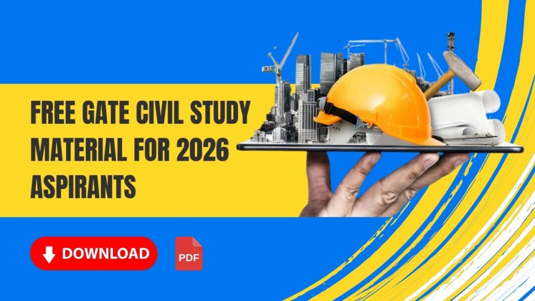 Free GATE Civil Study Material for 2026 Aspirants – Download PDFs ...