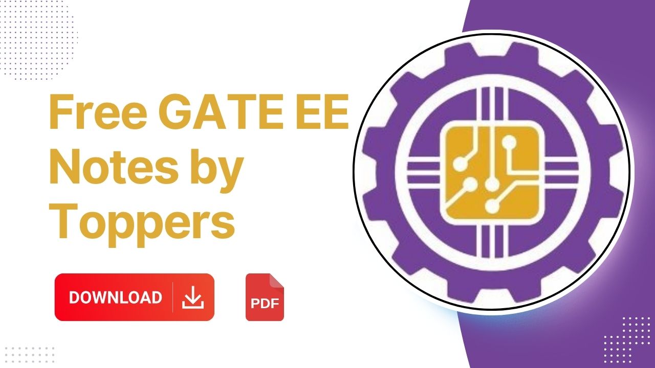 Free GATE EE Notes by Toppers – Download PDFs - UseMyNotes