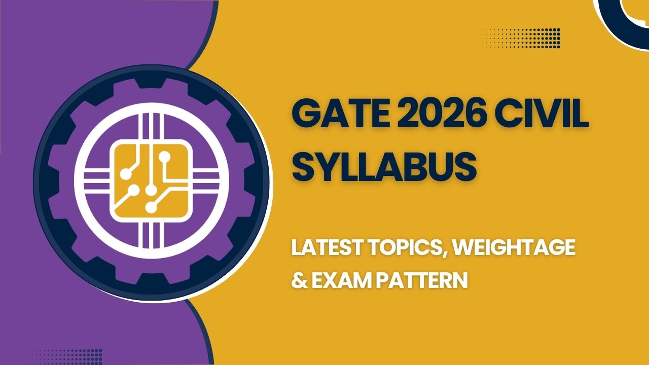 GATE 2026 Civil Syllabus: Latest Topics, Weightage & Exam Pattern ...