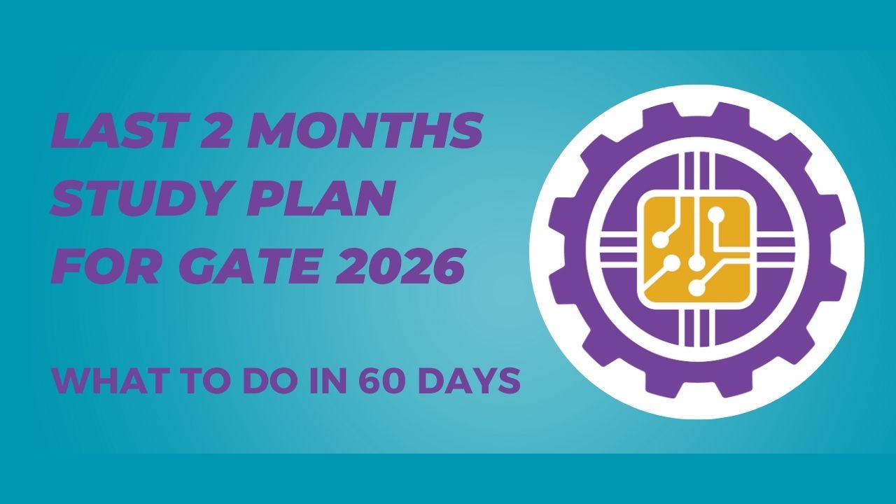 Last 2 Months Study Plan for GATE 2026 - What to do in 60 Days - UseMyNotes