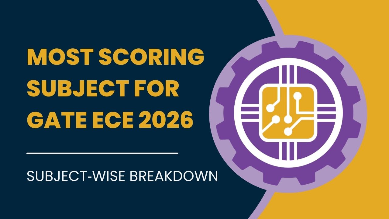 Most Scoring Subject for GATE ECE 2026: Subject‑wise Breakdown - UseMyNotes